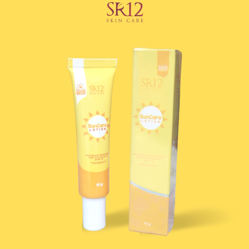 Jual SUNCARE LOTION SR12 SUNSCREEN WAJAH PELEMBAB WAJAH MELINDUNGI ...