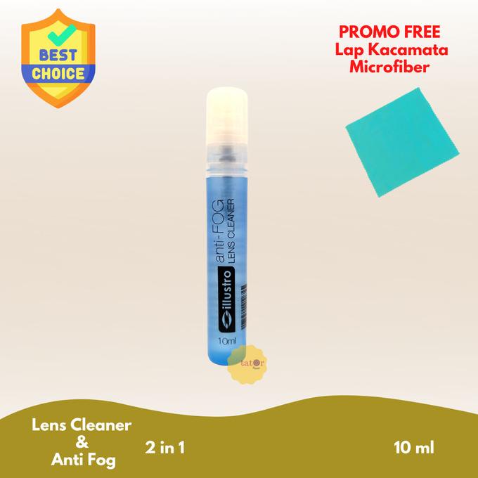 Jual illustro Lens Cleaner + Anti Fog 2 in 1 Pembersih Kaca Mata/Lensa ...