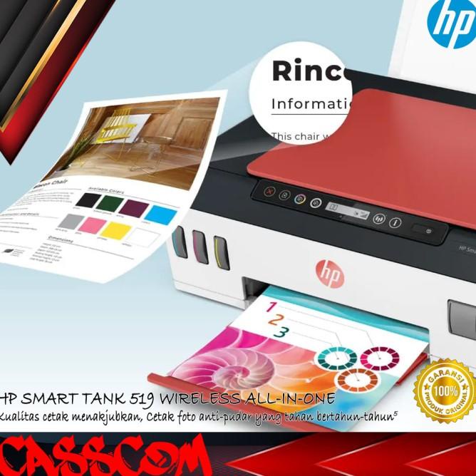 Jual Printer Hp 519 Smart Tank Print Scan Copy Wireless Printer ...