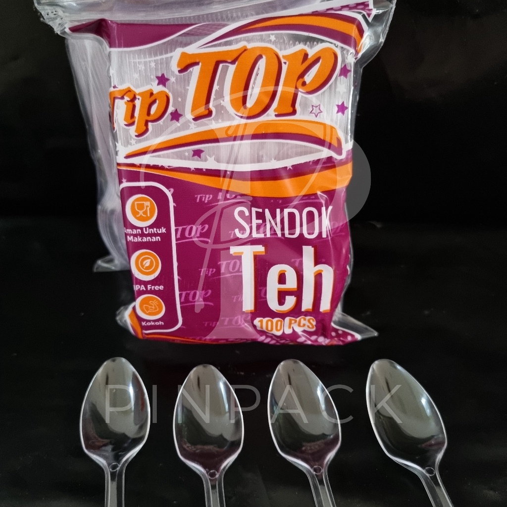 Jual Sendok Kecil Teh Bening Kaca TipTop | Sendok Clear Jelly Es Krim ...
