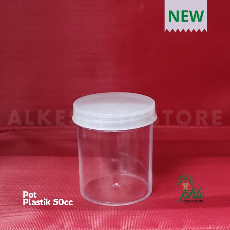 Jual Pot Plastik 50cc l Pot Salep l Pot Cream l Pot Urine l Pot Plastik ...