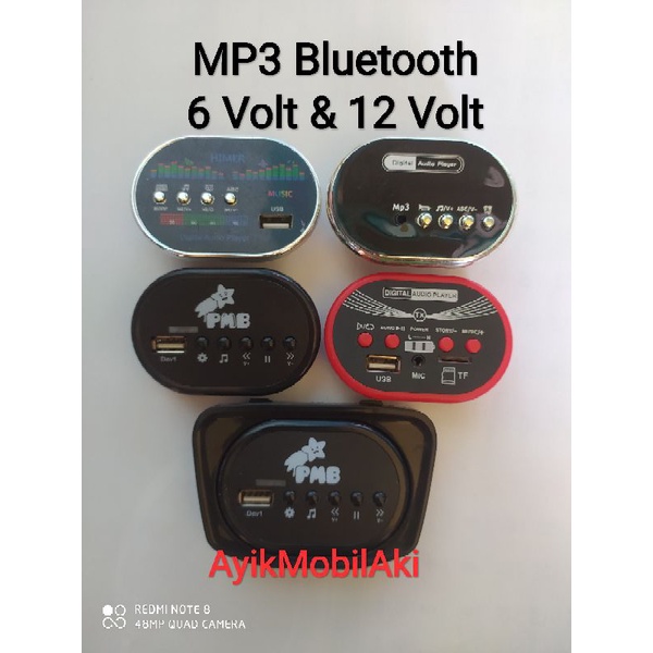 Jual Modul MP3 Bluetooth 6 Volt & 12 Volt Music USB Asli Bawaan Pliko, Exotic, PMB, Pacifik ...