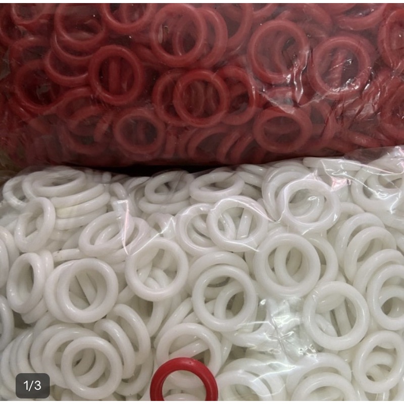 Jual Ring plastik 2.2cm (diameter luar) isi +/- 750pcs 1.5cm diameter ...