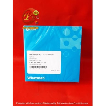 Jual Kertas Saring Whatman No 42 Diameter 125mm 125 mm Per PACK 100 ...