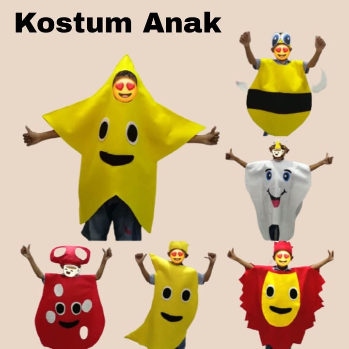 Jual Kostum Anak Matahari Bulan Costume Pentas Anak Edisi Tata Surya ...