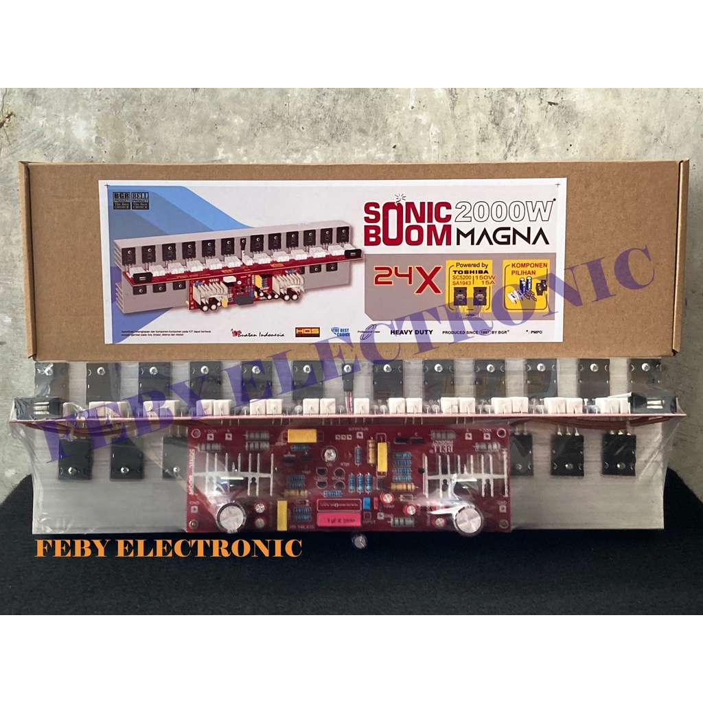 Jual POWER SONIC BOOM 2000W MAGNA KIT MONO CLASS AB | Shopee Indonesia