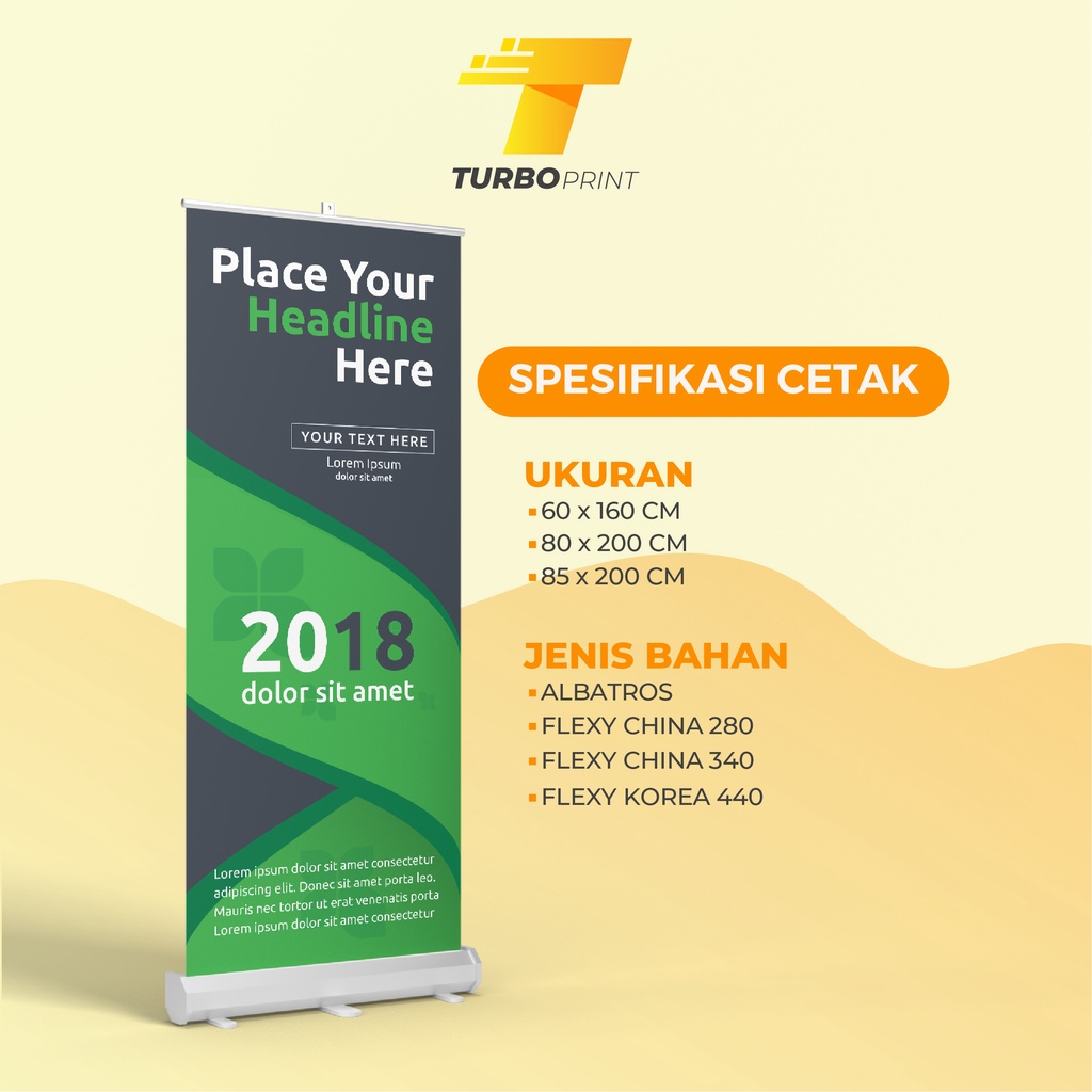 Jual Roll Up Banner Standing Banner Display | Shopee Indonesia