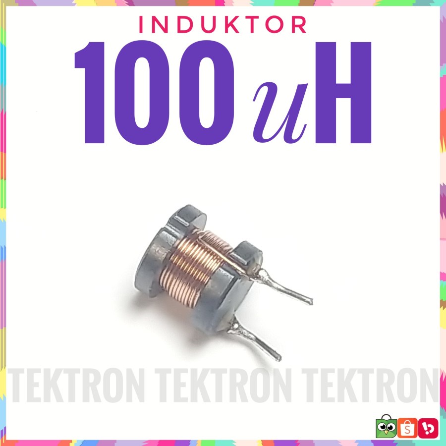 Jual Induktor 100uH RFC 101 Ferit Inductor Filter Drum Ferrite Core ...