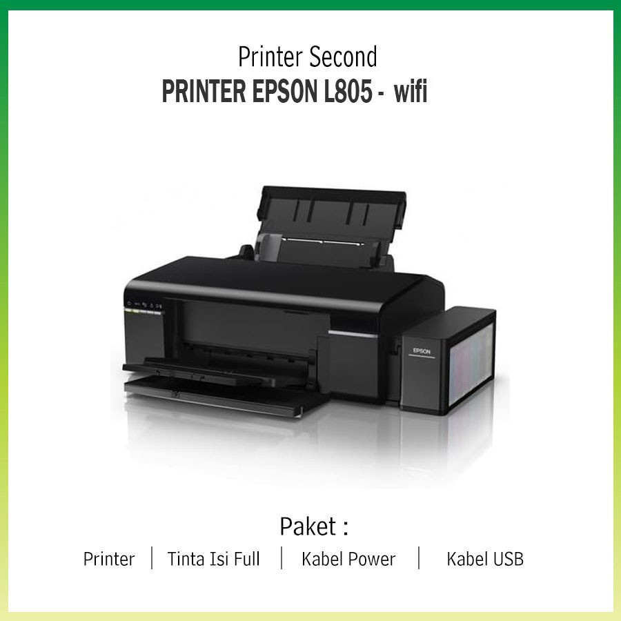 Jual PRINTER SECOND EPSON L805 - 6 WARNA WIFI | Shopee Indonesia