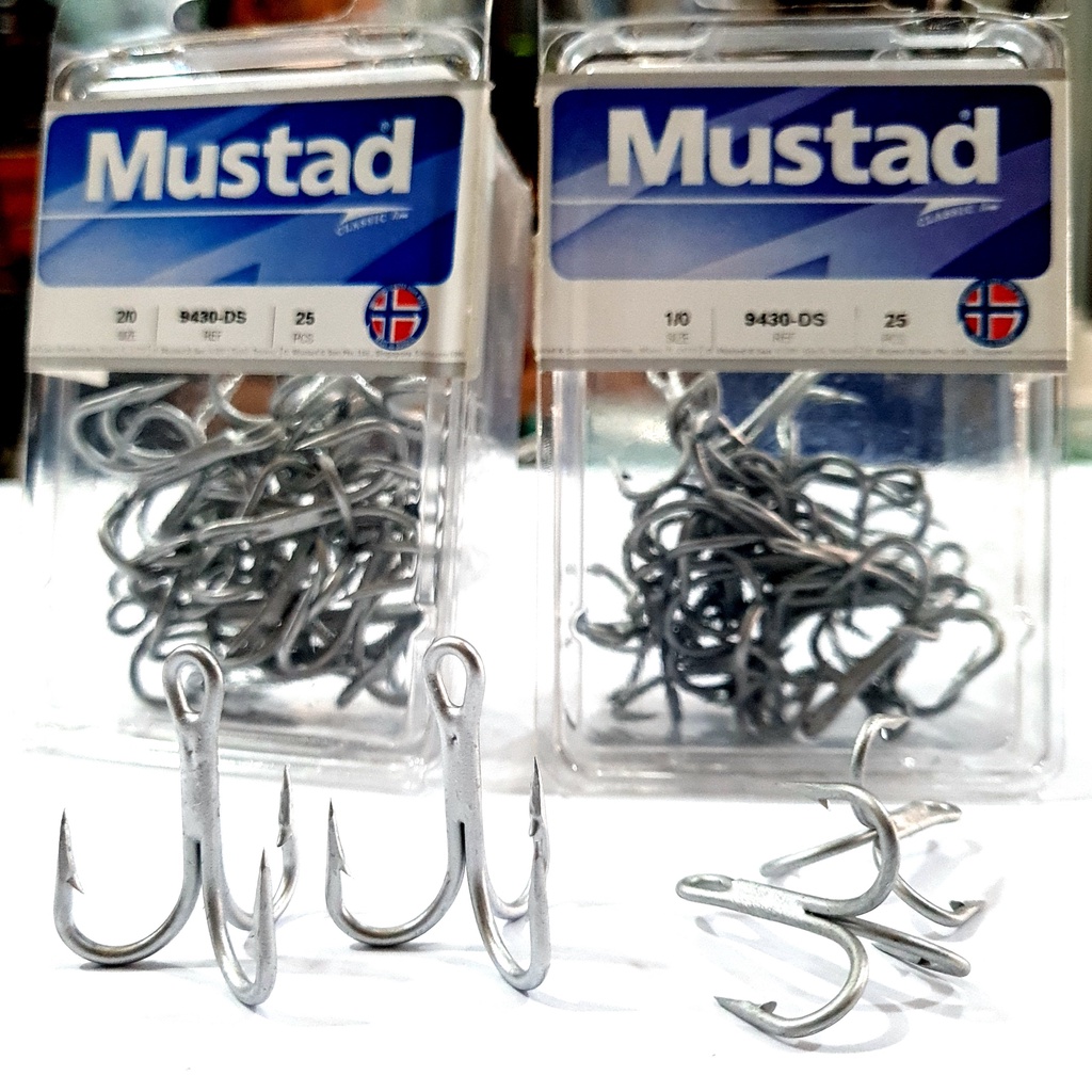 Jual TREBLE HOOK MUSTAD 9430-DS (1 pcs) | Shopee Indonesia