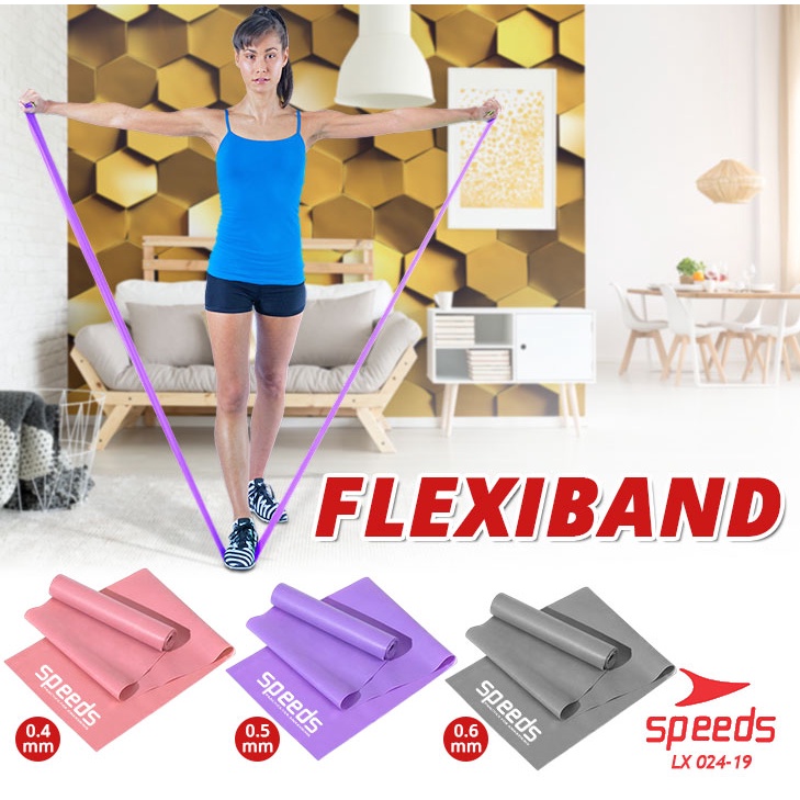 Jual SPEEDS Flexiband Bahan Latex Resistance Band Loop Bands Elastis ...