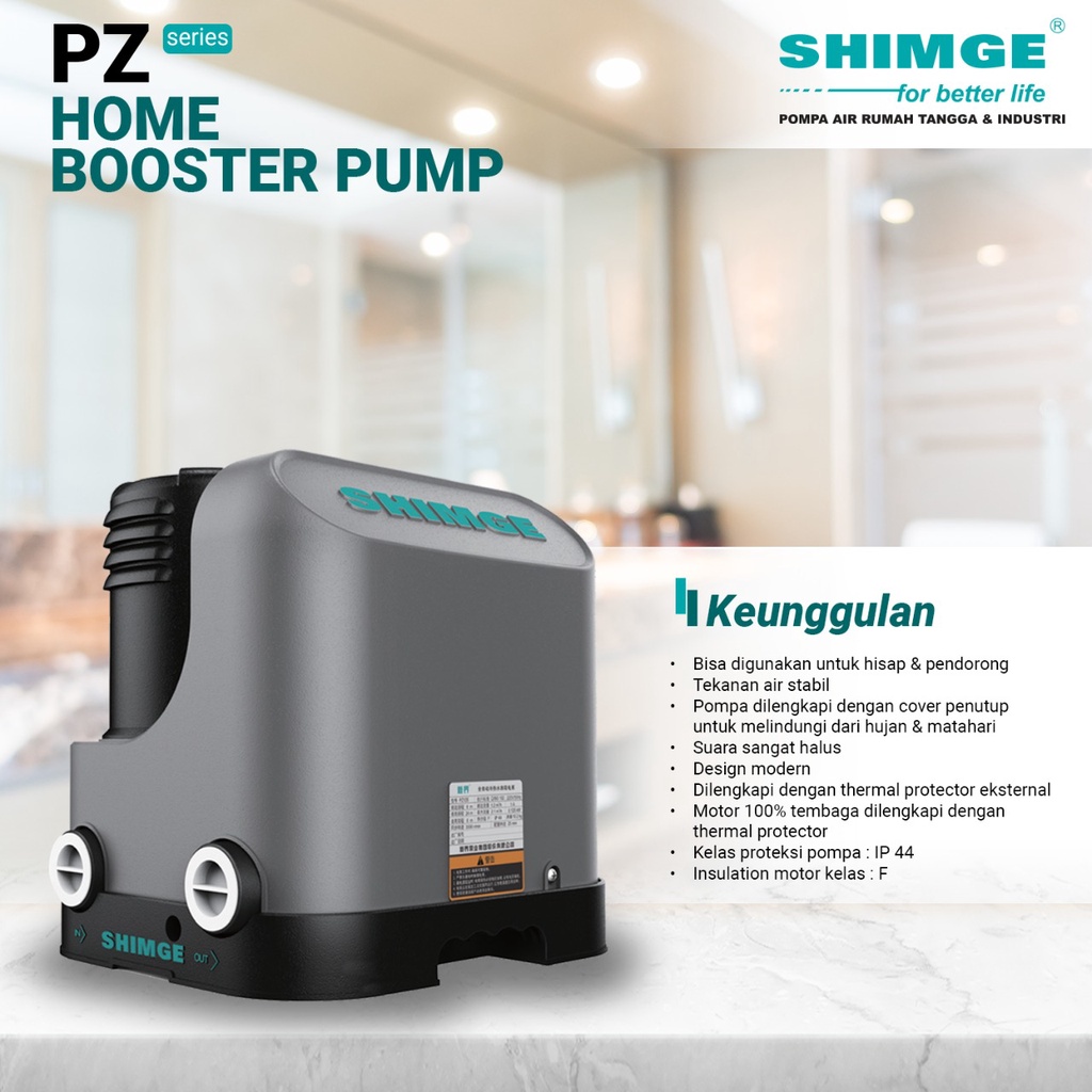 Jual Shimge Pompa Inverter Booster Pump PZ Series | Shopee Indonesia