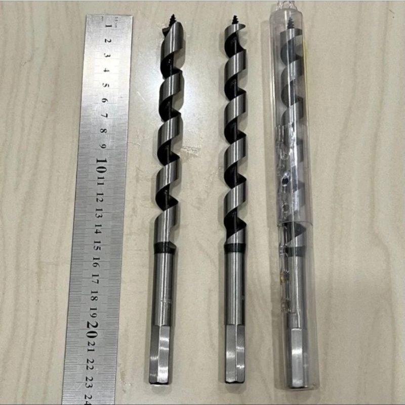 Jual Mata bor kayu augerbits ukuran 13mm / 4 Hun,Panjang 23cm. ( 9 ...