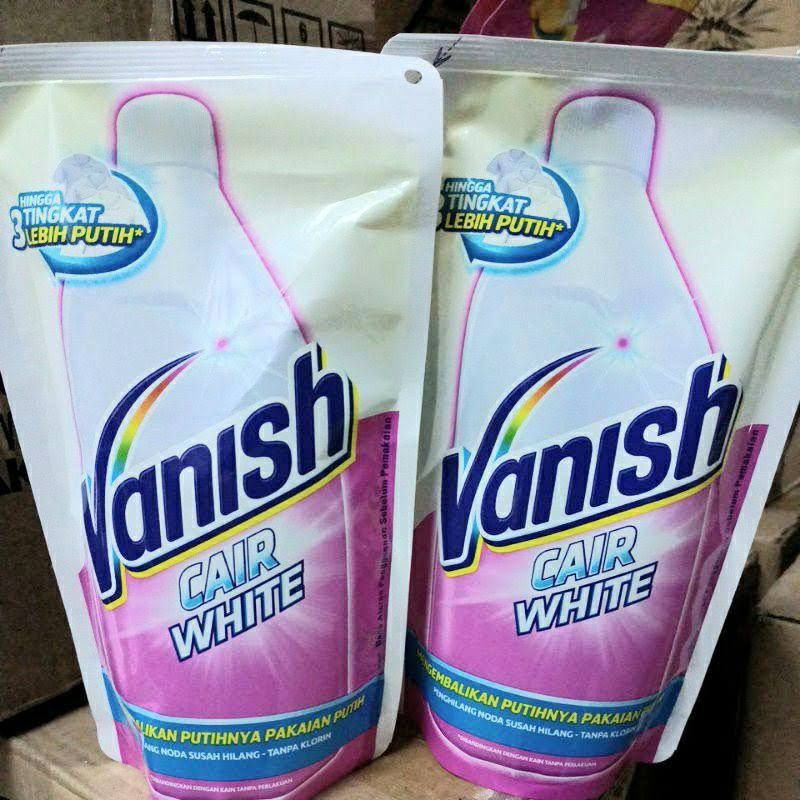 Jual vanis white cair refill 750 ml - penghilang noda pakaian | Shopee ...