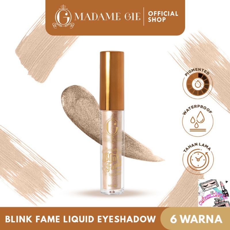 Jual ☃️Cutezz_ching1☃️Madame Gie Beauty Blink Fame Liquid Eyeshadow ...