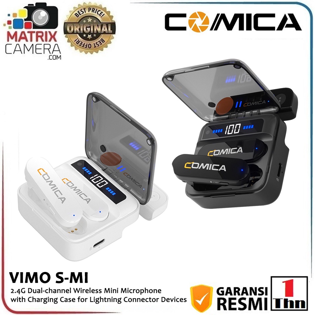 Jual COMICA VIMO S-MI Ultra Compact Wireless Mic Microphone for iOS ...