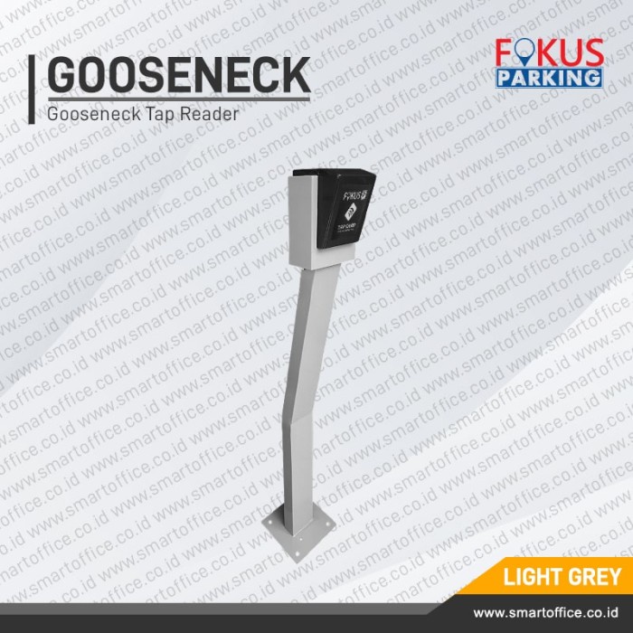 Jual Tiang Gooseneck Tap Reader RFID Portal Otomatis Perumahan Cat ...
