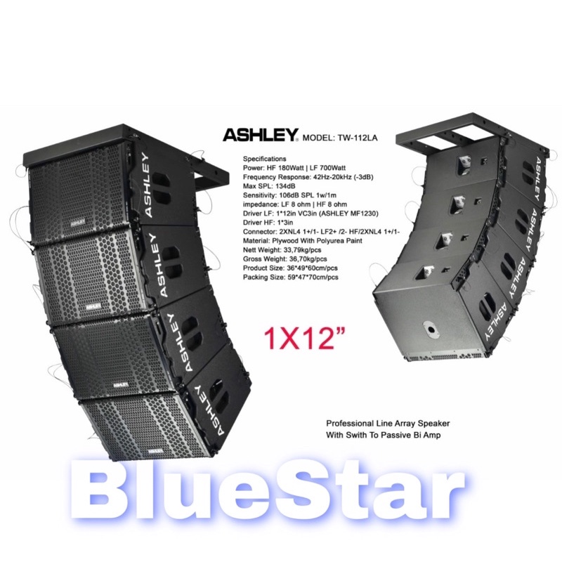 Jual Speaker Line Array Ashley TW 112 LA Original 12 inch ASHLEY TW ...