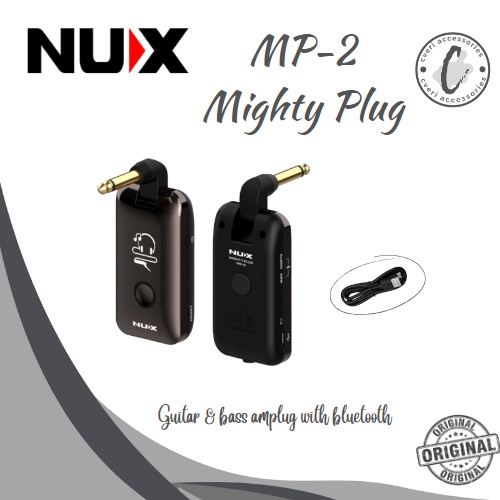 Jual Nux MP2 Mighty Plug Guitar and Bass Amplug with Bluetooth Original ...