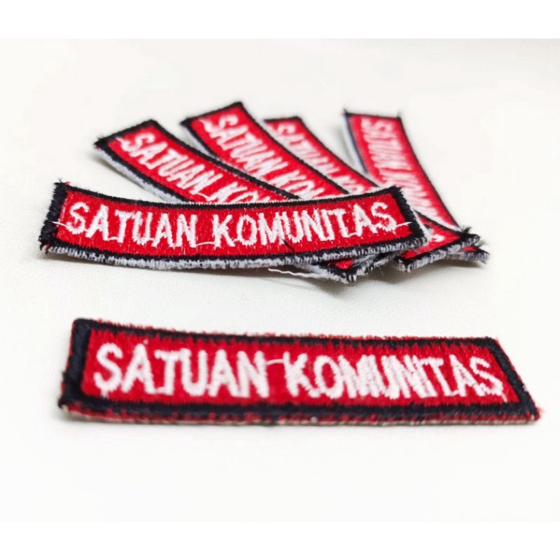 Jual Emblem Bordir Satuan Komunitas Badge Bordir Bet Satuan Komunitas ...