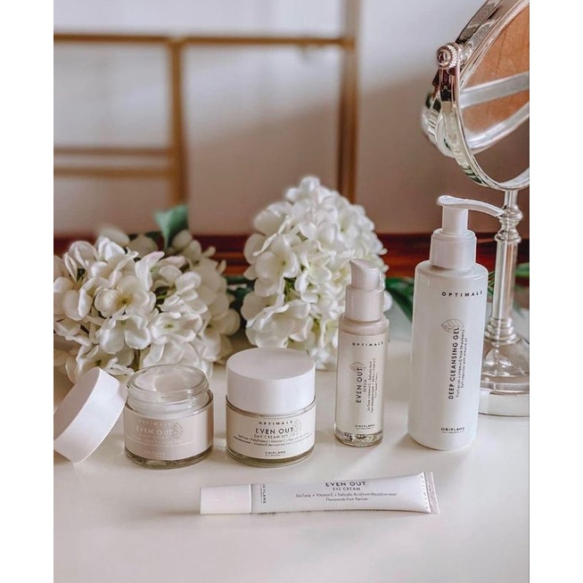Jual New Optimals Even Out Day Cream SPF 20/Night Cream/Eye Cream/Serum ...