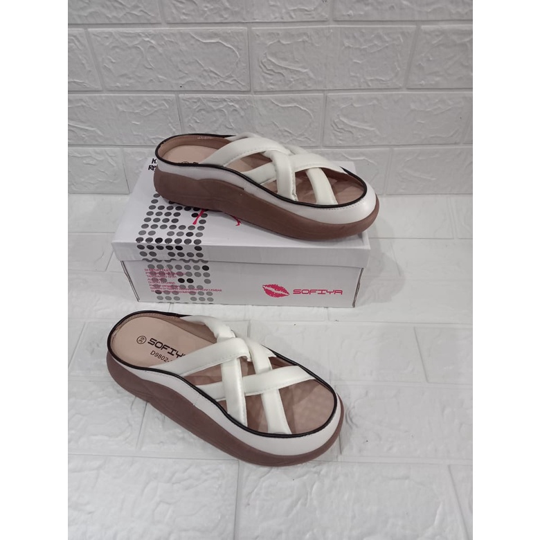 Jual SANDAL SOFIYA PUTIH WAGES ORIGINAL 100% | Shopee Indonesia