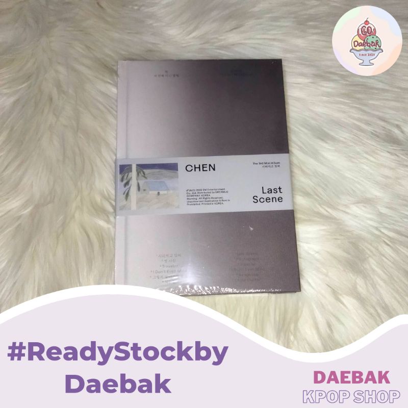 Jual [READY] CHEN - LAST SCENE OFFICIAL ALBUM PHOTOBOOK GREY VER | Shopee Indonesia