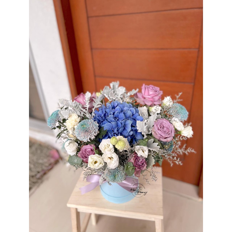 Jual FRESH BLOOM BOX MEDIUM SIZE - BOX BUNGA BLOOM BOX FLOWER BOX FRESH FLOWER BOX KOTAK BUNGA ...