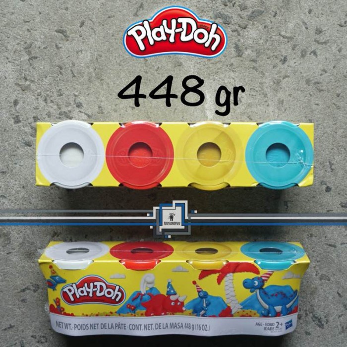 Jual Pls Playdoh Classic Color 4 Packs / Play Doh / Mainan Lilin Dough ...