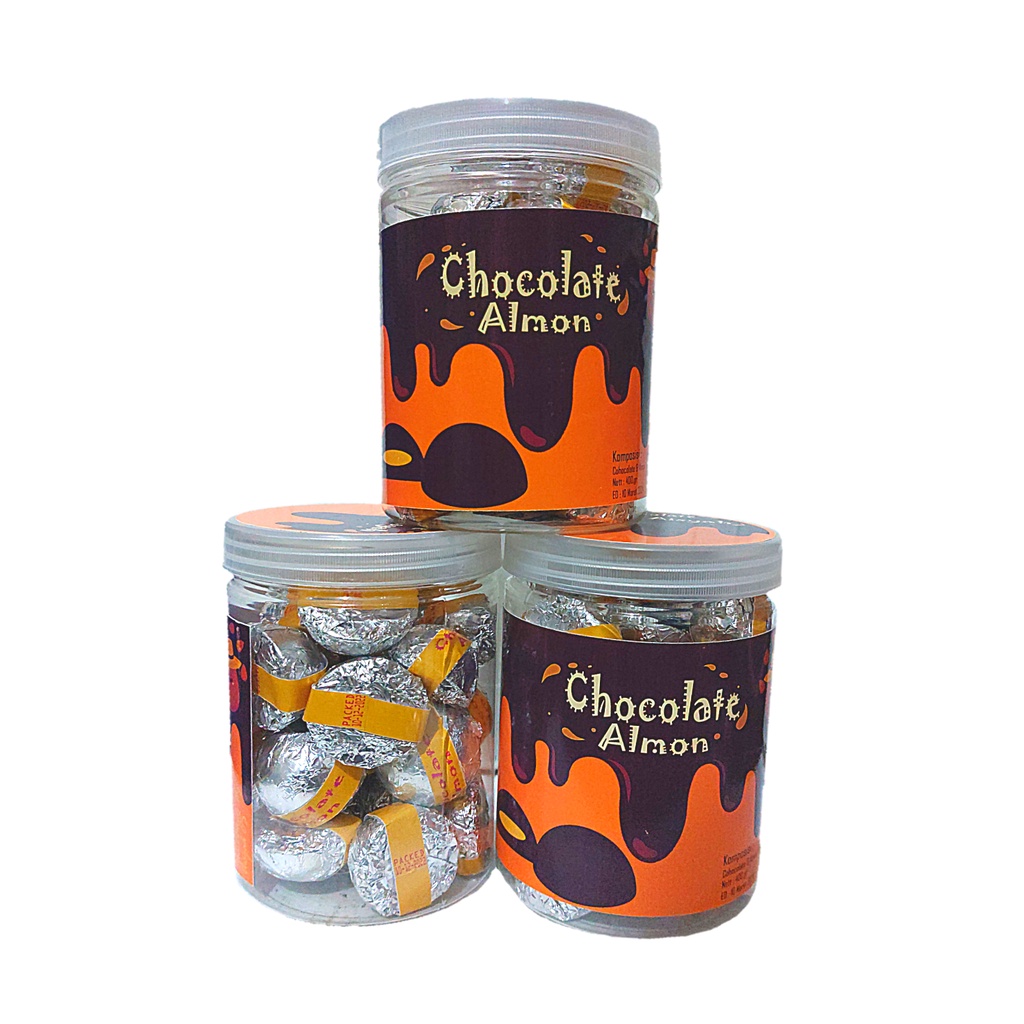 Jual Coklat Almond Original Premium/ choco almonds(exp 2024) | Shopee ...