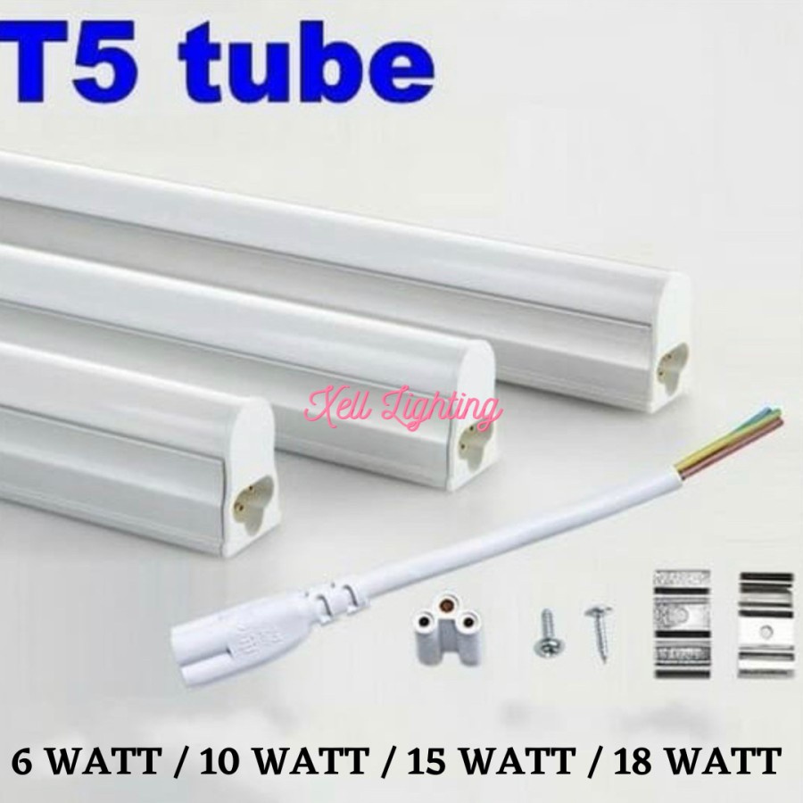 Jual Lampu TL Neon T5 LED Tube Lampu 6/10/15/18 WATT | Shopee Indonesia