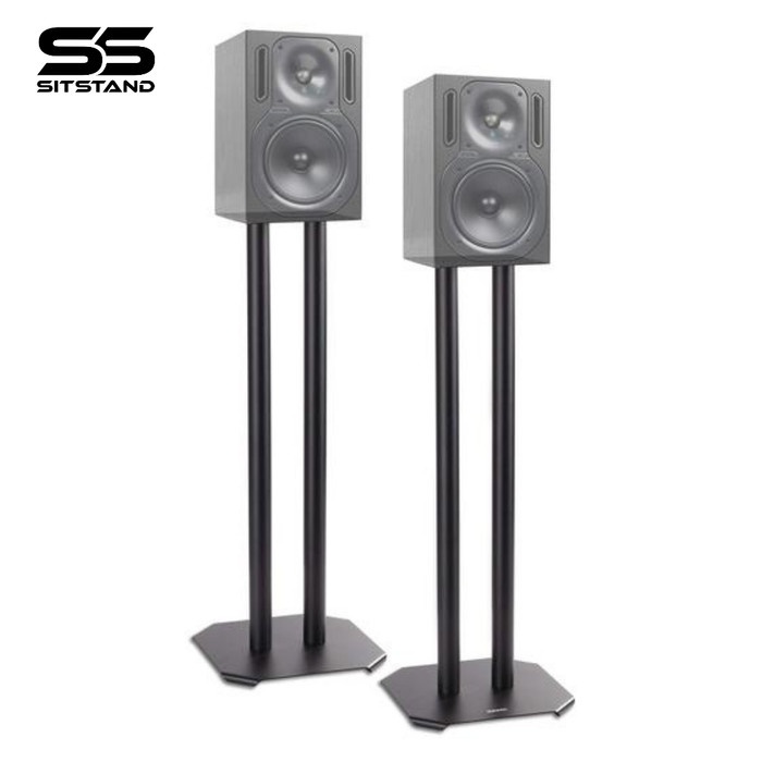 Jual Sdf Sitstand Standing Mount Bookshelf Speaker Stand Bracket Surround X2 | Shopee Indonesia
