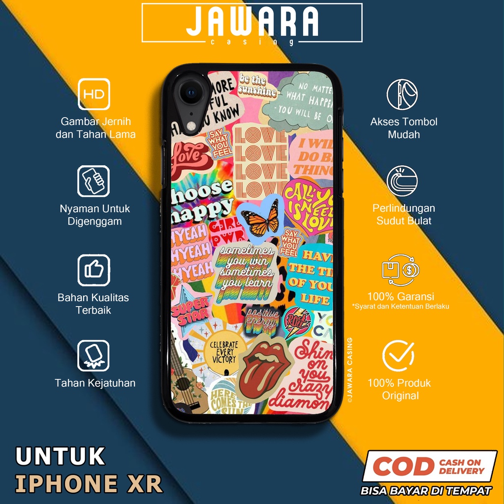 Jual Case iPhone XR Casing iPhone XR Jawara Casing [MSCB] Case Glossy ...