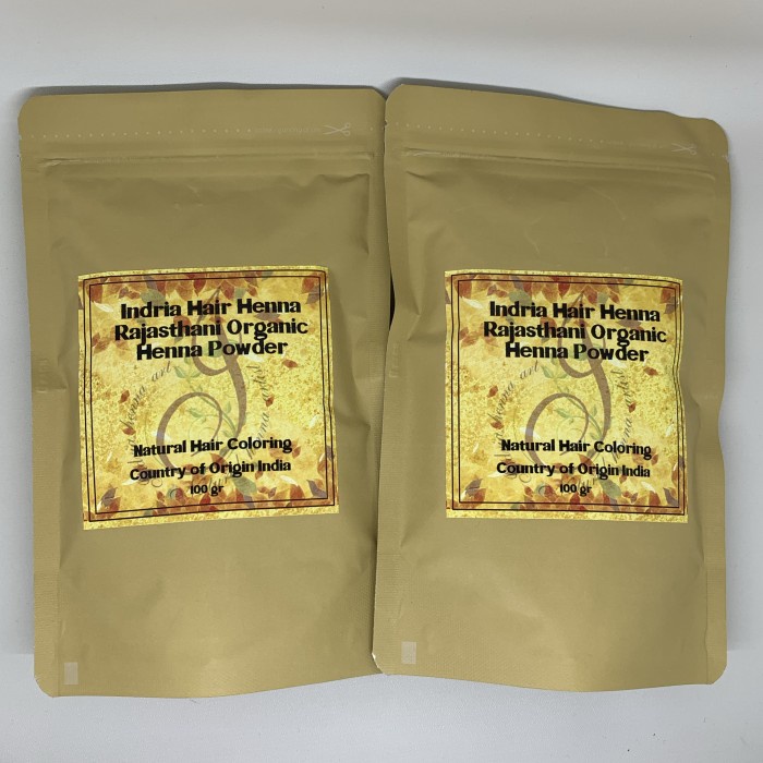 Jual Indria Hair Henna 100 Gr Pewarna Rambut Alami (Reddish) | Shopee ...