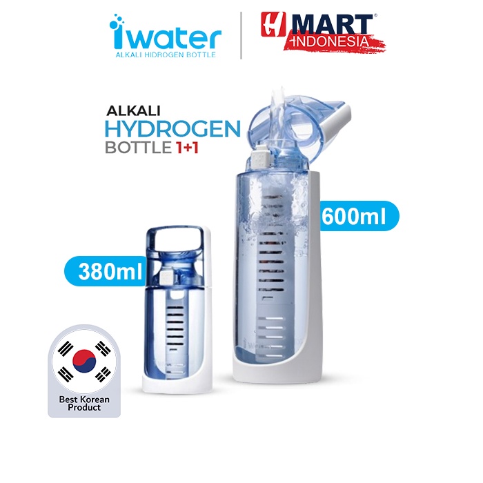 Jual I Water Botol Minum Kesehatan Alkali 1 + 1 ( Free Botol 380ml ...