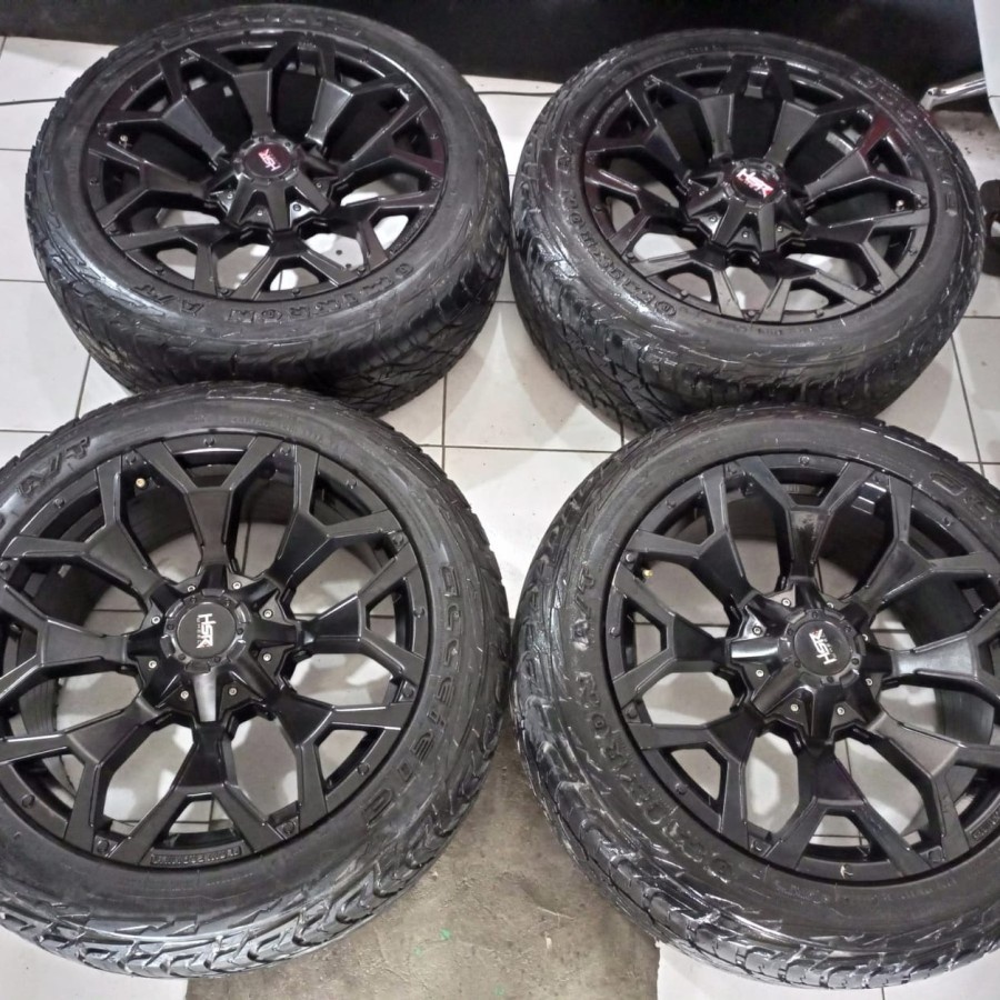Jual Velg Mobil Seken Pajero Hsr Goku Ring 20x9 Baut Pcd 6x139,7 + Ban Accelera At 285 50 R20 ...