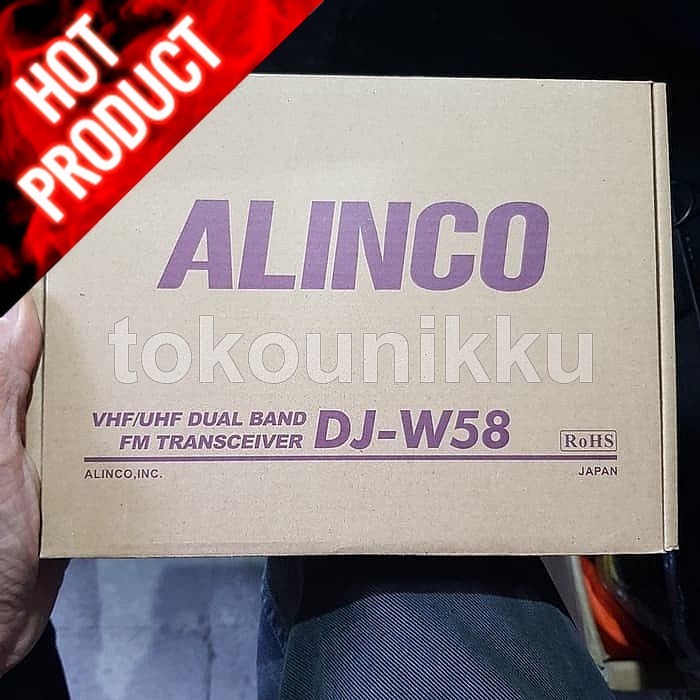 Jual ALINCO DJ-W58 DJW 58 DUALBAND GARANSI Handy Talky HT | Shopee ...