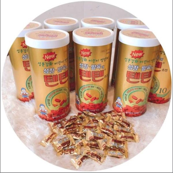 Jual TENTEN CHEWABLE tablet vitamin Korea 120pcs/50pcs, 30pcs(No kaleng ...