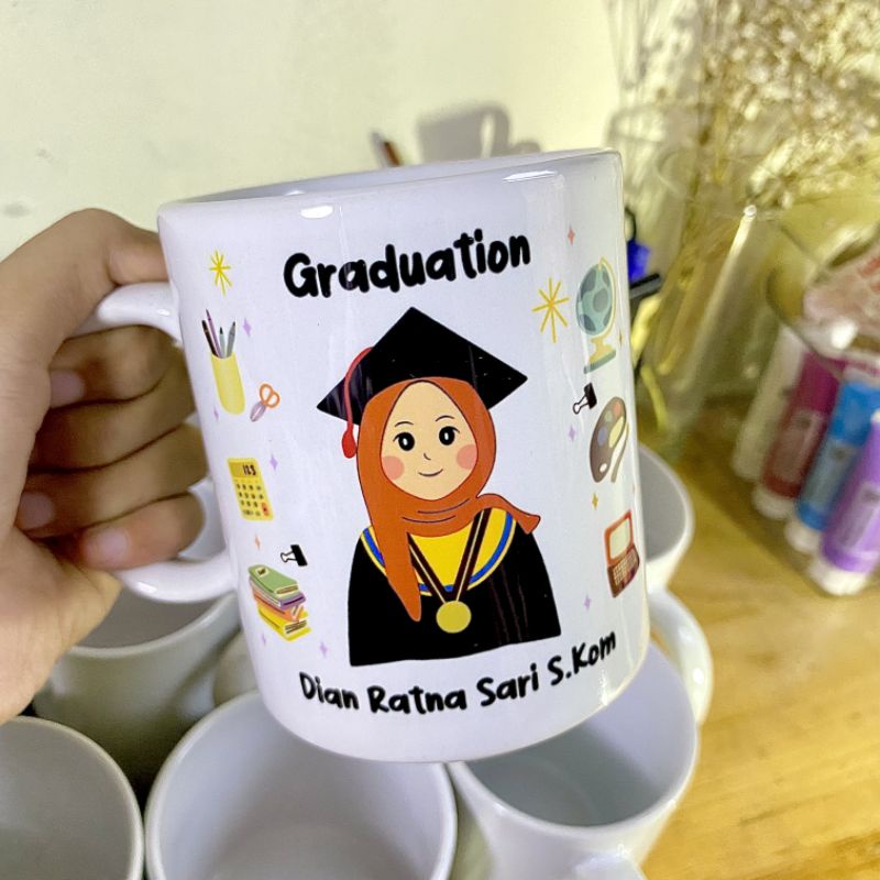 Jual Mug Custom Wisuda Hampers | Shopee Indonesia