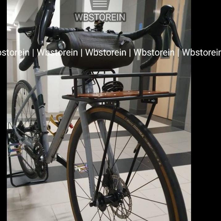 Jual AHB1-1FKA2 Keranjang Sepeda Rak Sepeda Model Classic Vintage Hitam ...