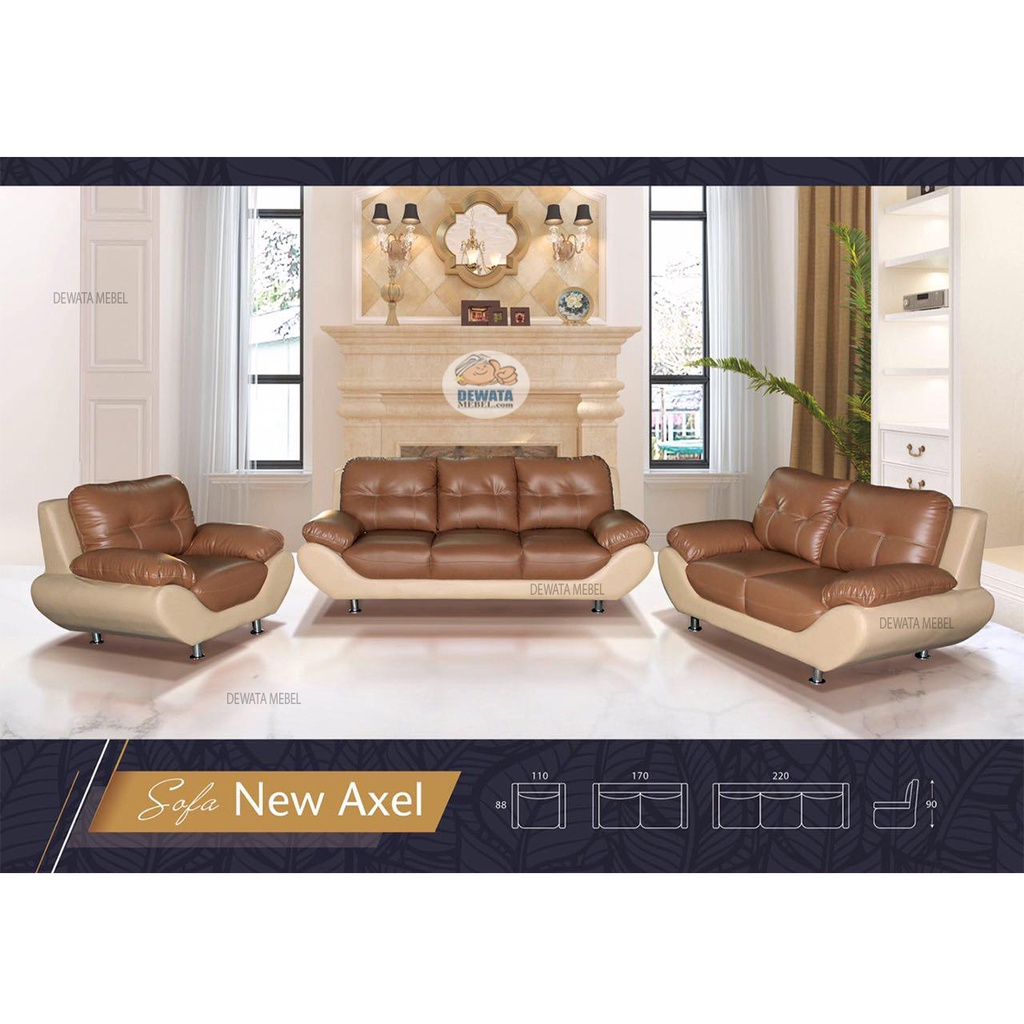 Jual Jual Sofa Set New Axel Ukuran 220 Titovc | Shopee Indonesia