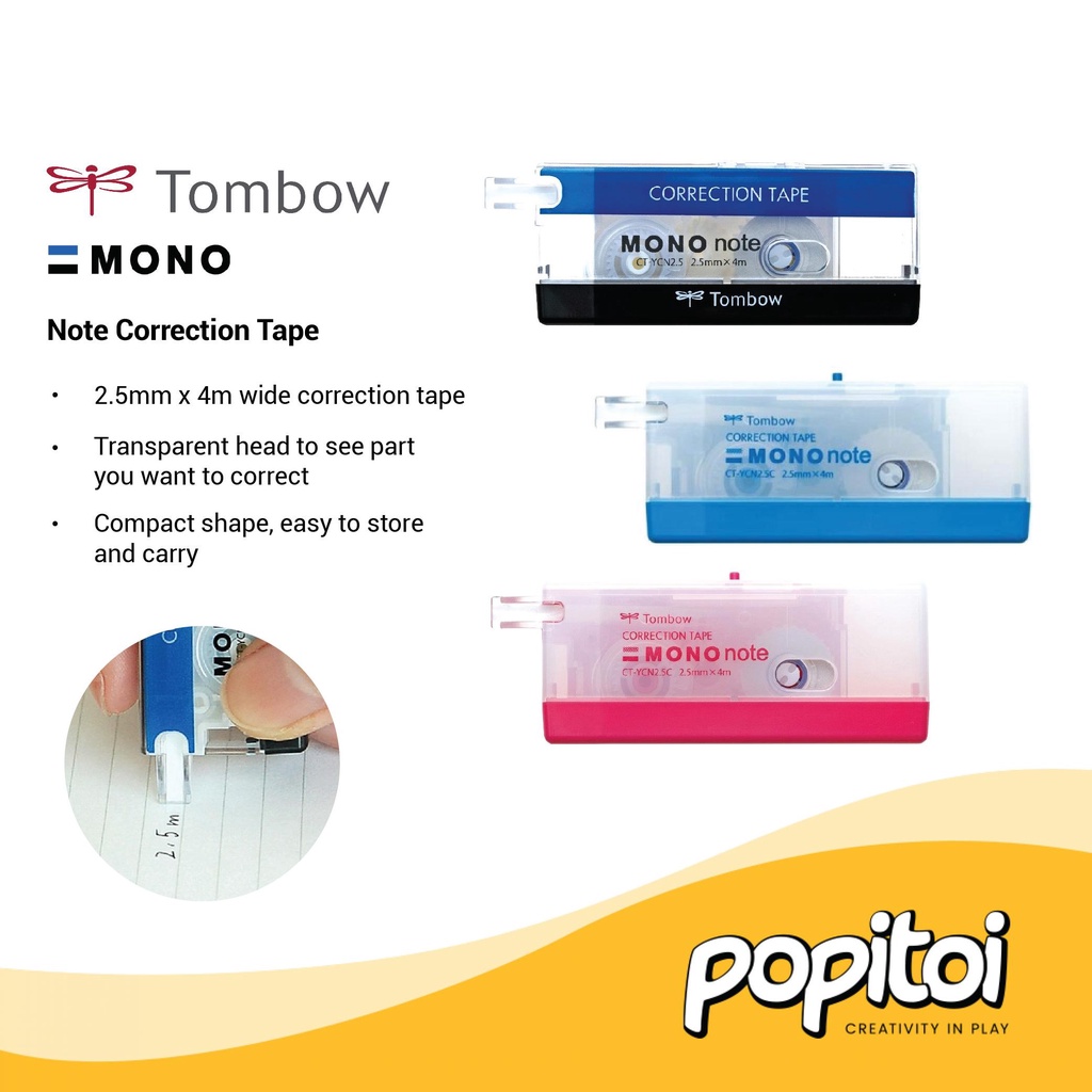 Jual Tombow Mono Note Correction Tape Tipe X Penghapus Pulpen | Shopee ...