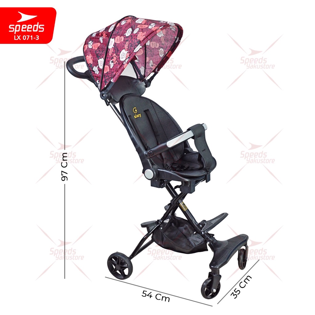 Jual SPEEDS Kereta Dorong Bayi Anak Stroller Bayi Baby Lipat Baby ...