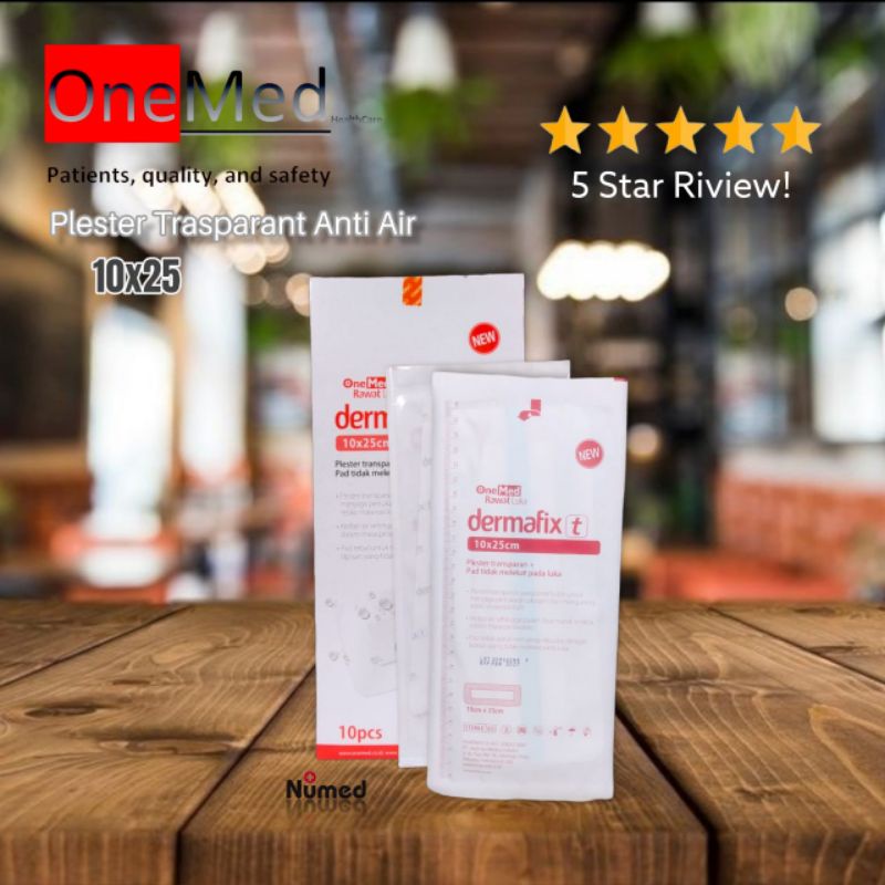 Jual Dermafix T 10 x 25 Plester Luka Original Onemed Transparan Anti ...