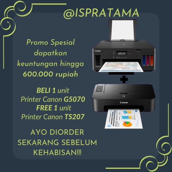 Jual Printer Canon Pixma G5070 Garansi Resmi 1 Tahun | Shopee Indonesia