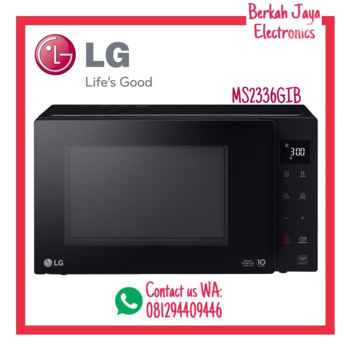 Jual LG MICROWAVE SMART INVERTER MS2336GIB 23L | Shopee Indonesia