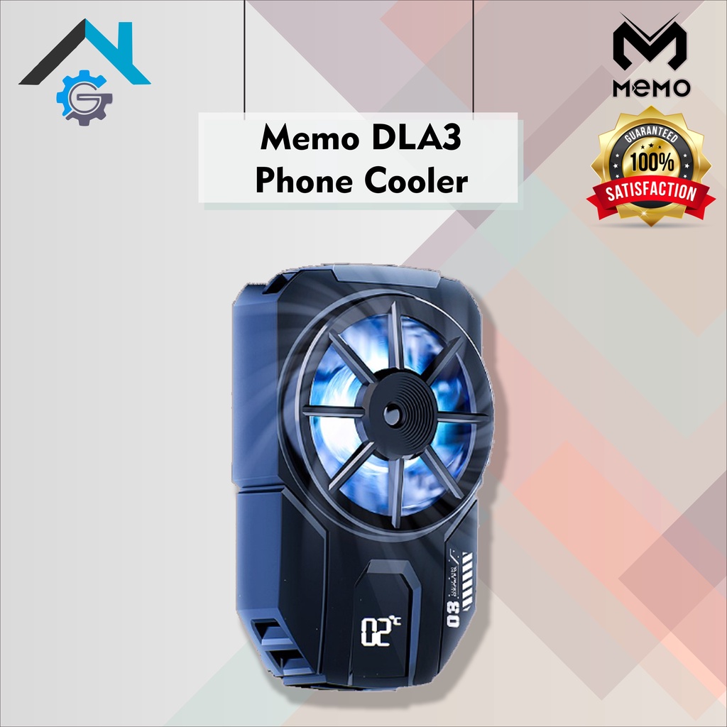 Jual Memo DLA3 Fancooler Semiconductor Pendingin Hp Radiator Gaming Cooler | Shopee Indonesia