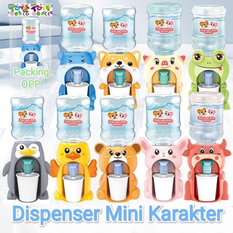 Jual Dispenser Mini Galon Portable Anak Air Minum Karakter Kodok Keropi ...