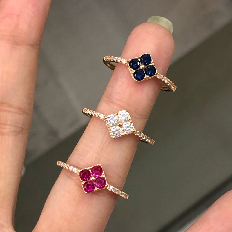 Jual M3- CINCIN BUNGA LADY 1.5GR KADAR 300 UKURAN 18 | Shopee Indonesia