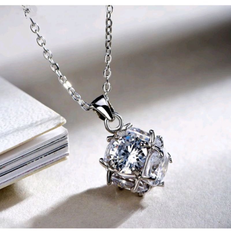 Jual kalung rantai titanium liontin model full mata satu stainless ...